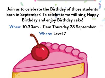 September Birthday Party - SRI English